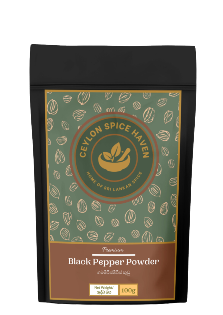 Premium Black Pepper Powder - Ceylon Spice Haven